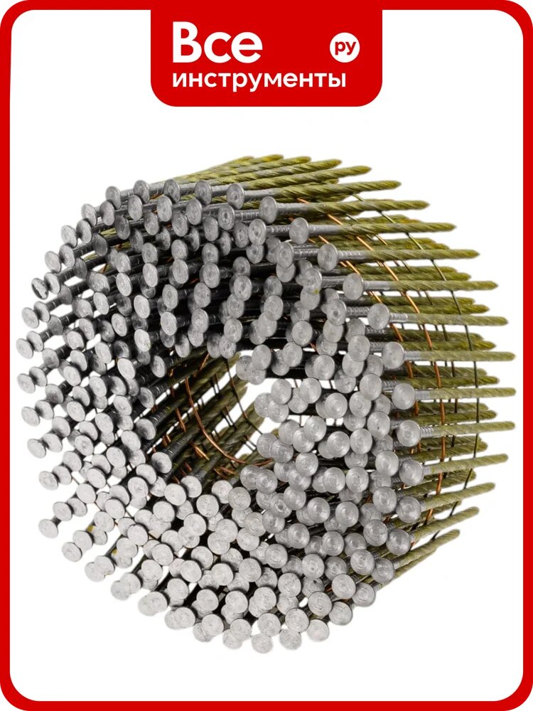 Барабанный, ForEst, гвоздь с винтовой накаткой ForEst CNW 28/60 BKSCH 6000 шт. BL011534, деревянных