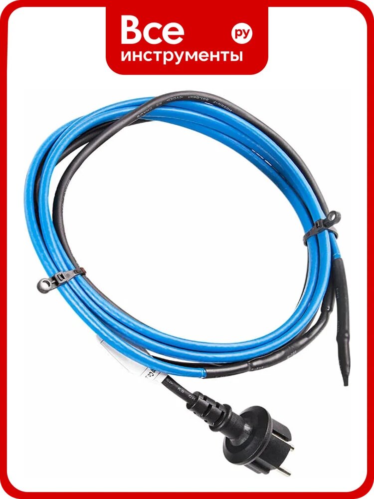 Саморегулирующийся кабель на трубу REXANT 15MSR-PB 25м 375Вт 51-0623