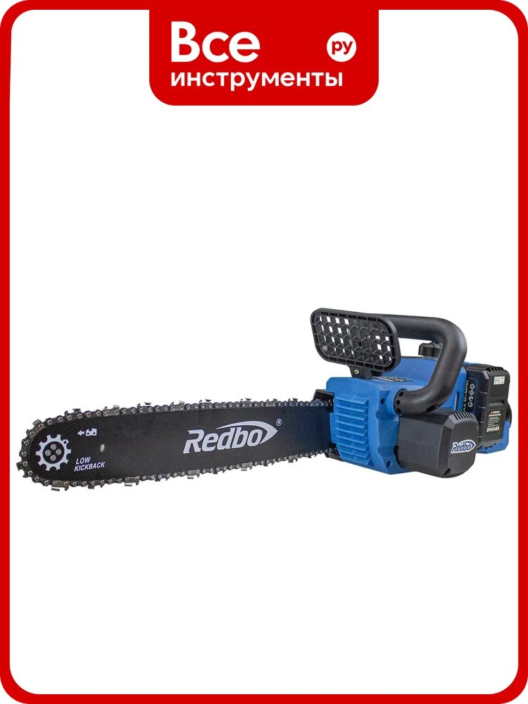 Цепная пила Redbo LNS-21A аккумуляторная бесщеточная (21В; Li-Ion; 6.0Ач; 3000об/мин;16) 40622