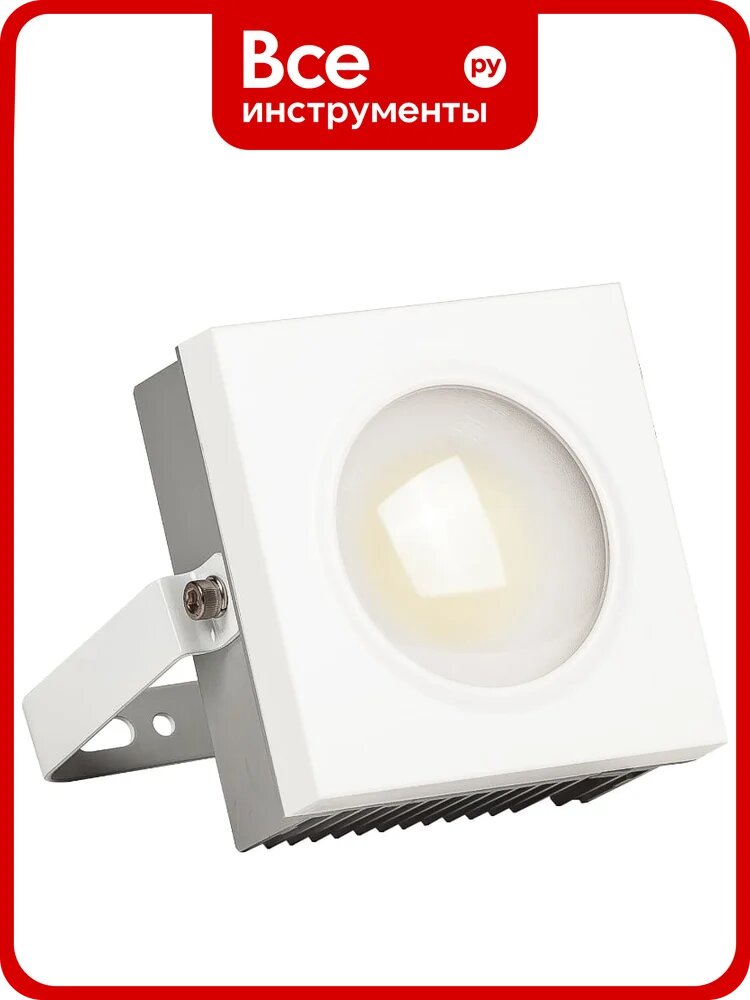 Светодиодный прожектор MAKSBRIGHT 50Вт, 6500К, 4250лм, IP65, белый, 120х120х69мм MB-FL-KOW-50W