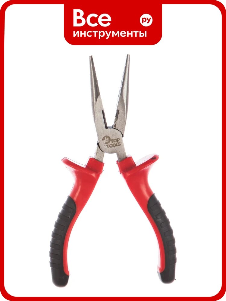 Плоскогубцы Top Tools 32D113, удлиненные, прямые, 160мм, углеродистая сталь