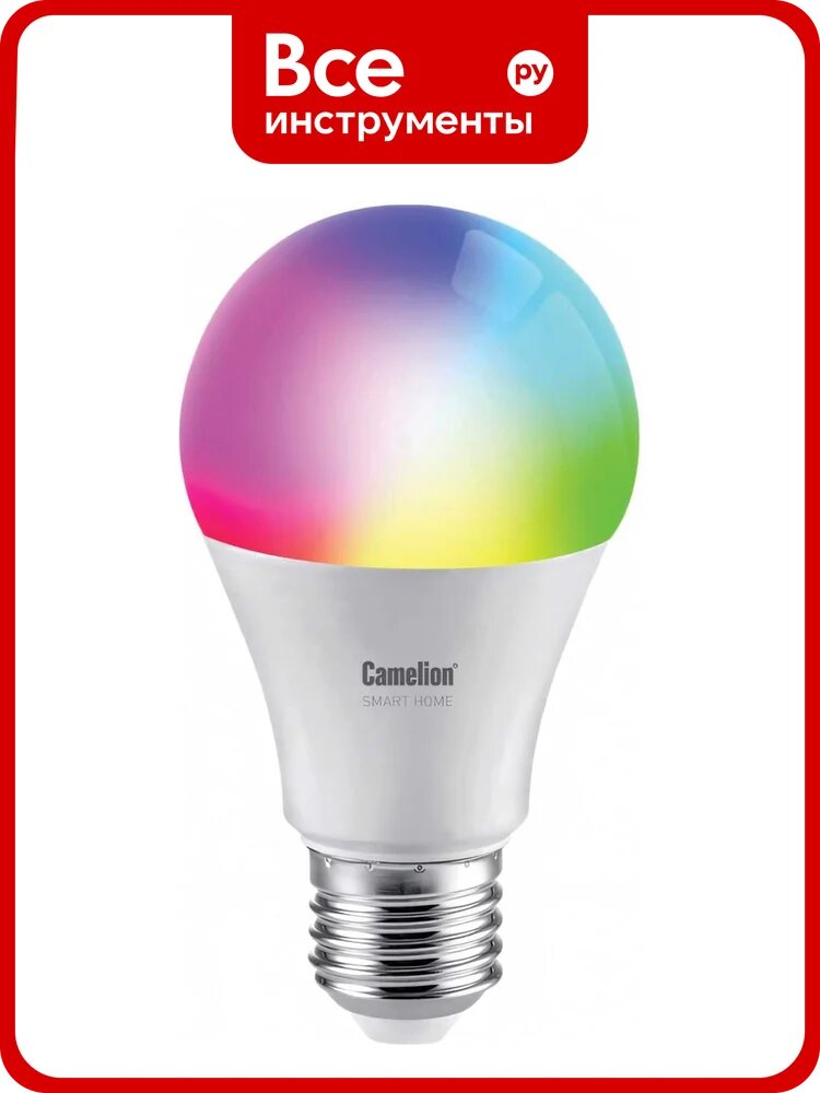 Светодиодная лампа Camelion Smart Home LSH11/A60/RGBСW/Е27/WIFI 11Вт Е27