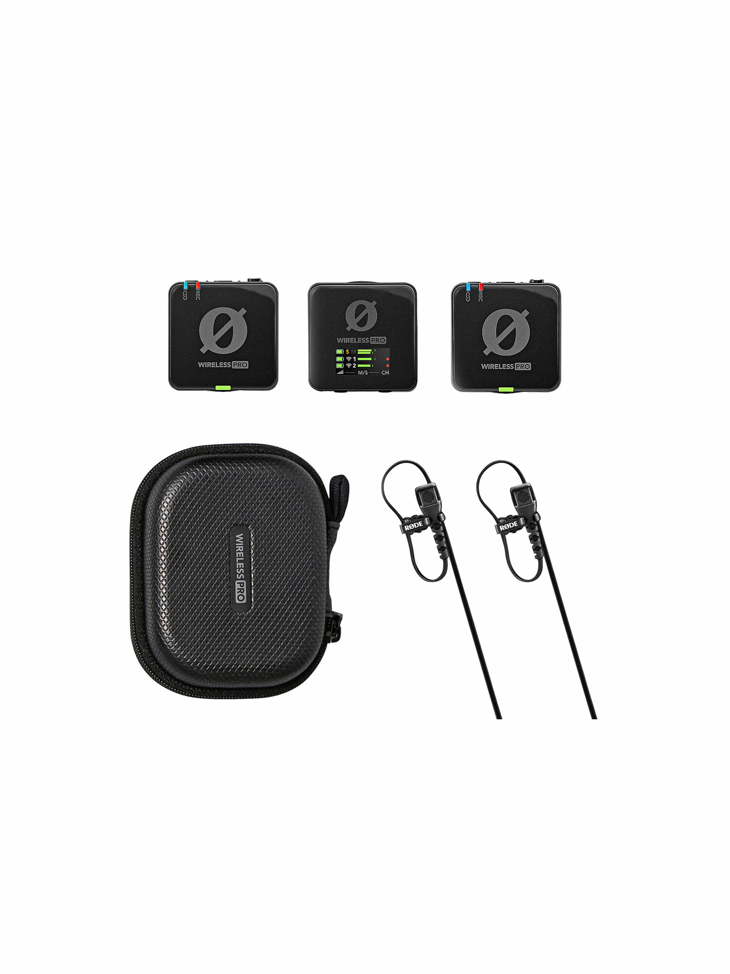 Беспроводная система RODE Wireless PRO, TX+TX+RX, 32 бита, 3.5 мм + USB-C + Lightning