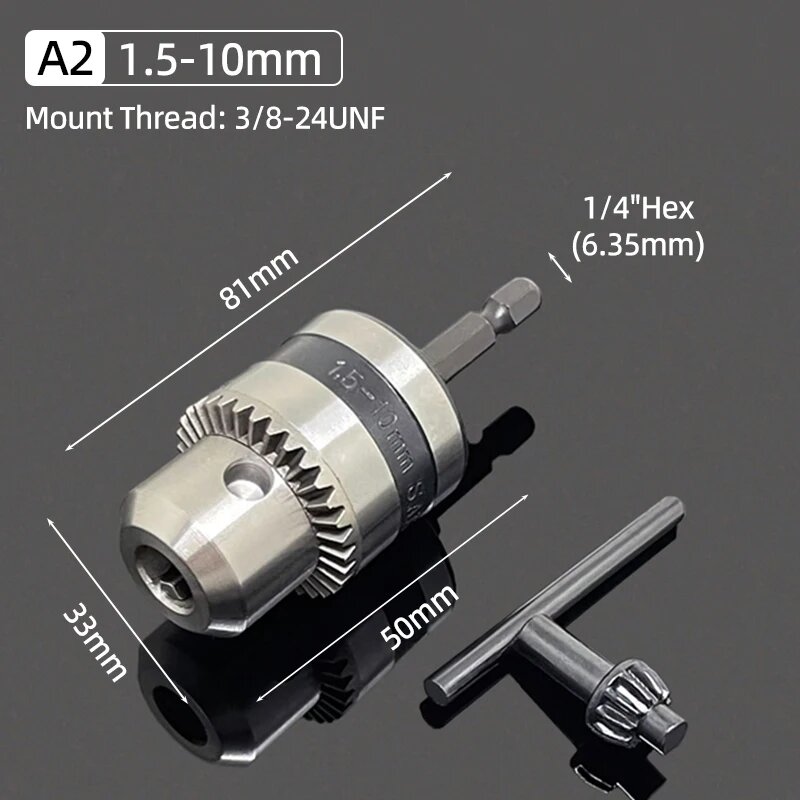 Адаптер для сверл 1.5-10 мм ManPingLu A2