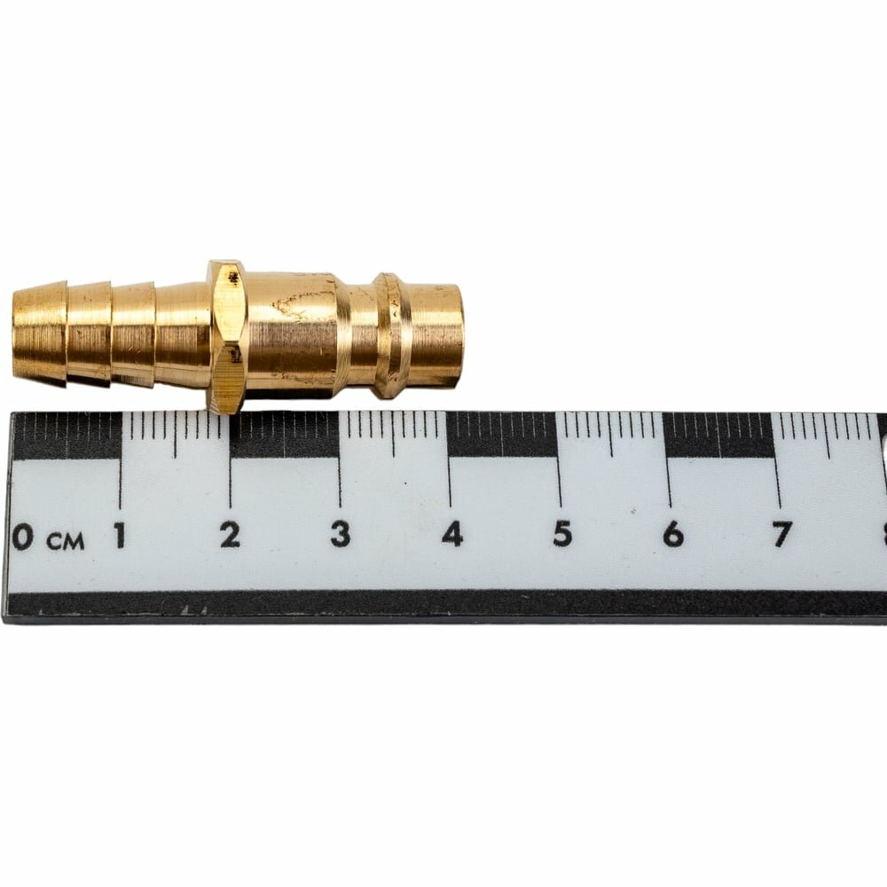 Переходник со шланга на быстросъемное соединение (рапид папа - елочка 10 мм) INTERTOOL PT-1824 — фото 1