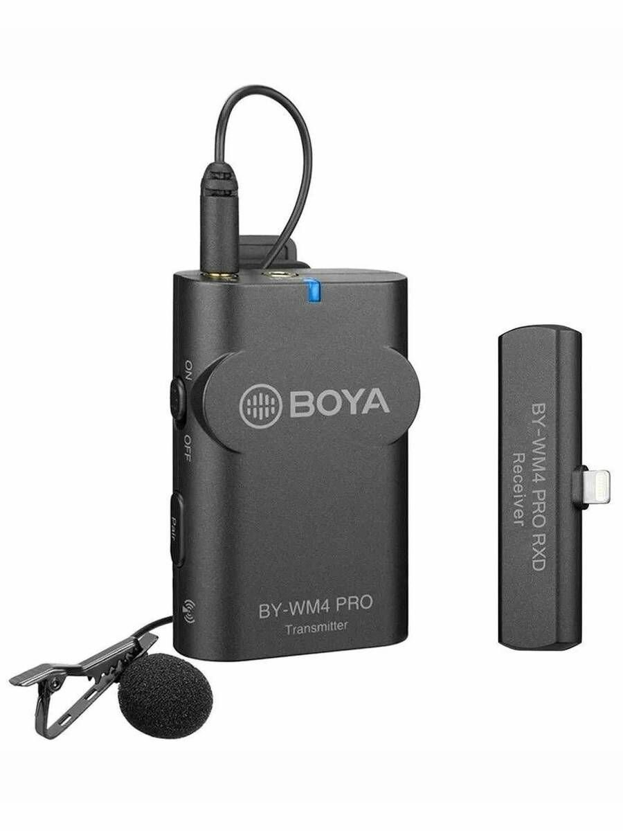 Boya BY-WM4 Pro-К3 Микрофон (для мобильного устройства), черный