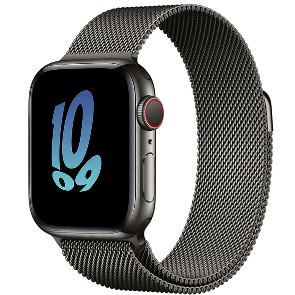 Ремешок для смарт-часов Apple Watch Series 1-10 и SE 38mm 40mm 41mm / Металлический стальной браслет, Миланская петля ремень для умных для умных часов стальной ремешок миланская петля аксессуар