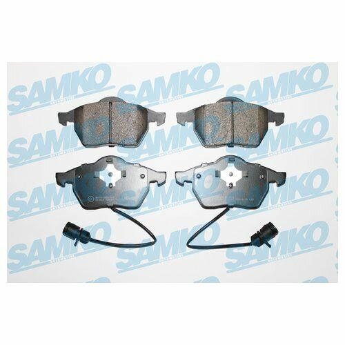 Колодки тормозные дисковые (комплект 4 шт.) Samko 5sp453 для Audi 100, A6
