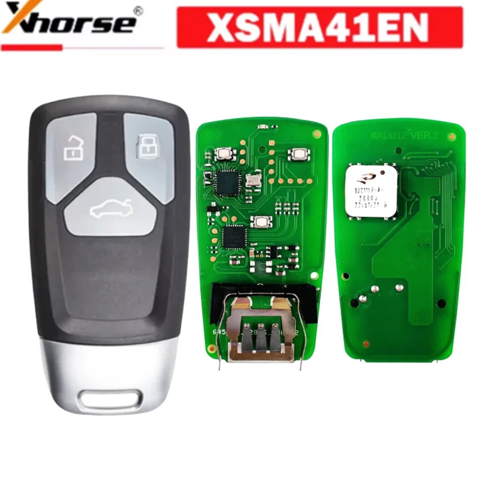 Пульт дистанционного управления Xhorse XSMA41EN MLB, модель A4, с 3 кнопками, XSMA41EN With shell