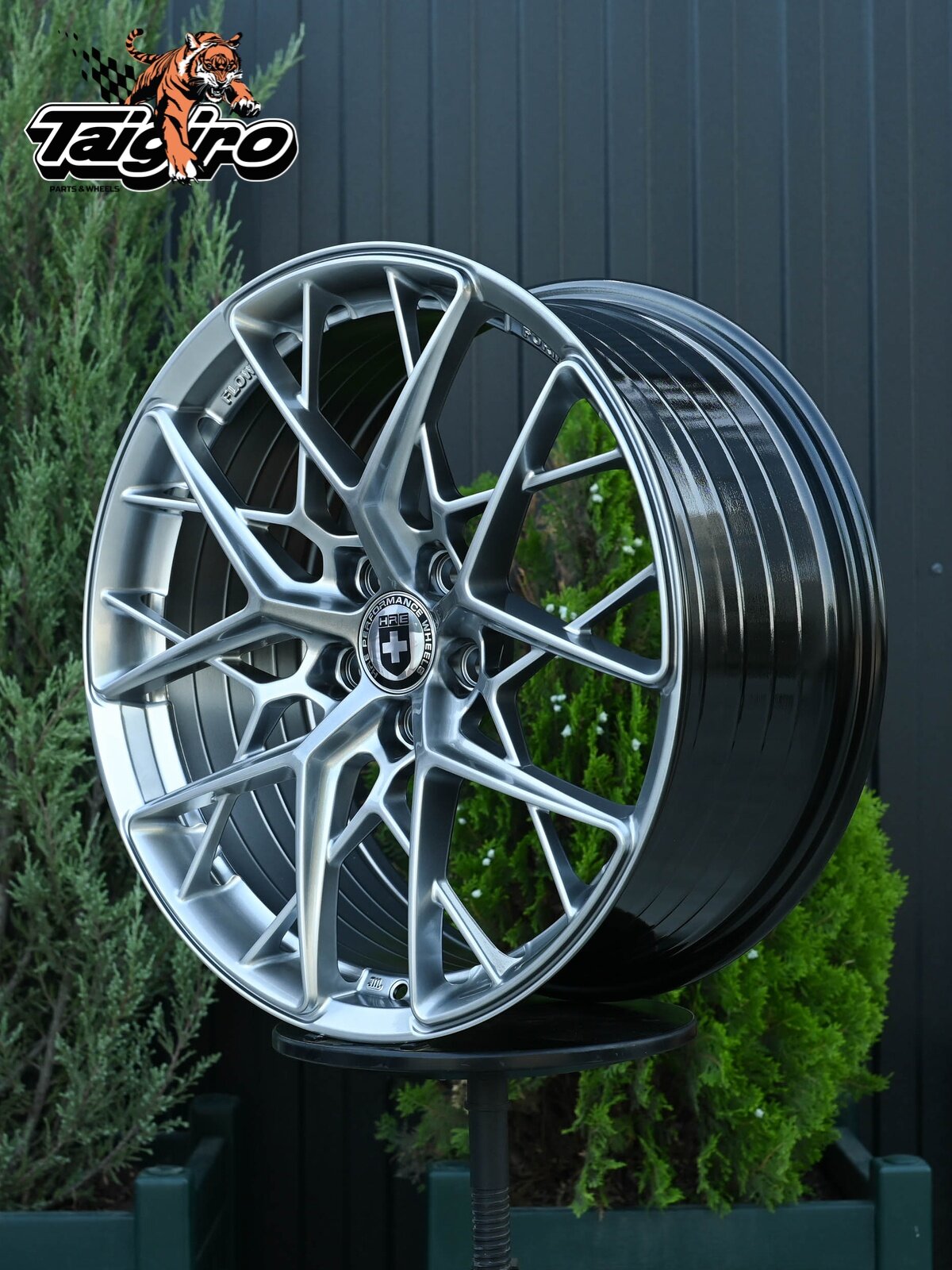 Taigiro Топ дизайн Колесный диск Литой 19x8.5 PCD5x108 ET38 D73.1 темный хром