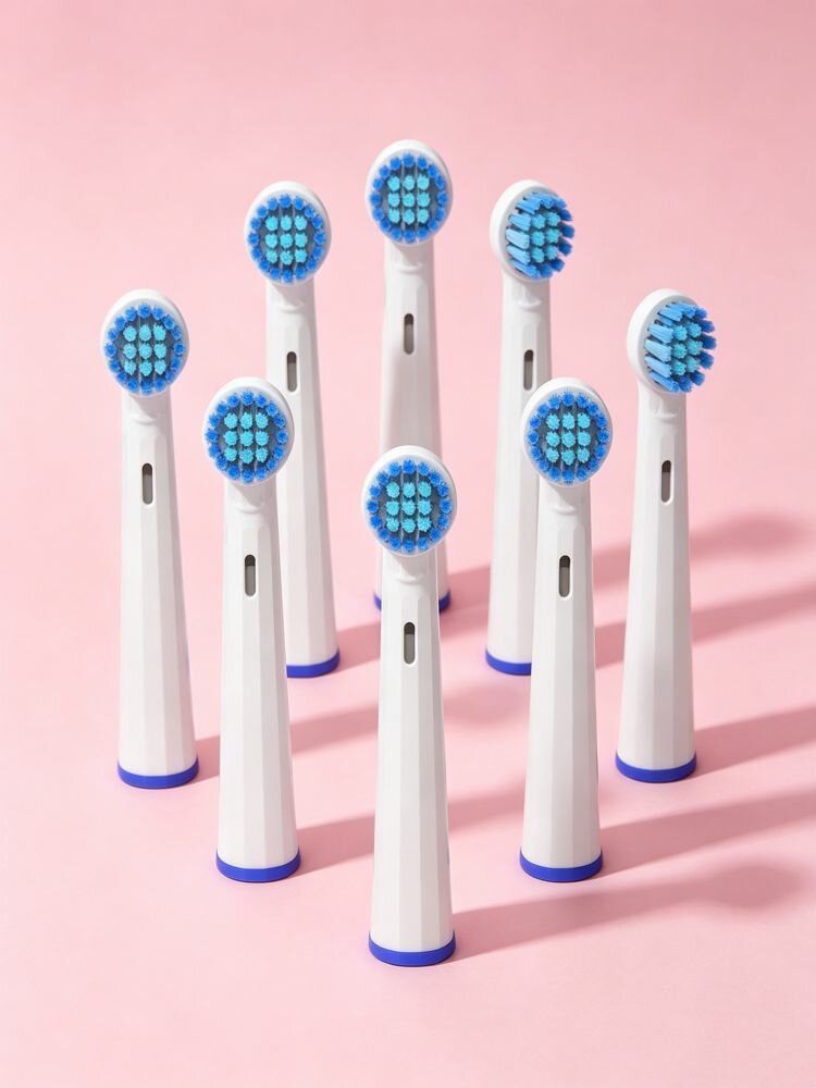 8 шт. Сменные насадки для электрических зубных щеток Oral-B, кроме моделей iO, Sonic и Pulsonic
