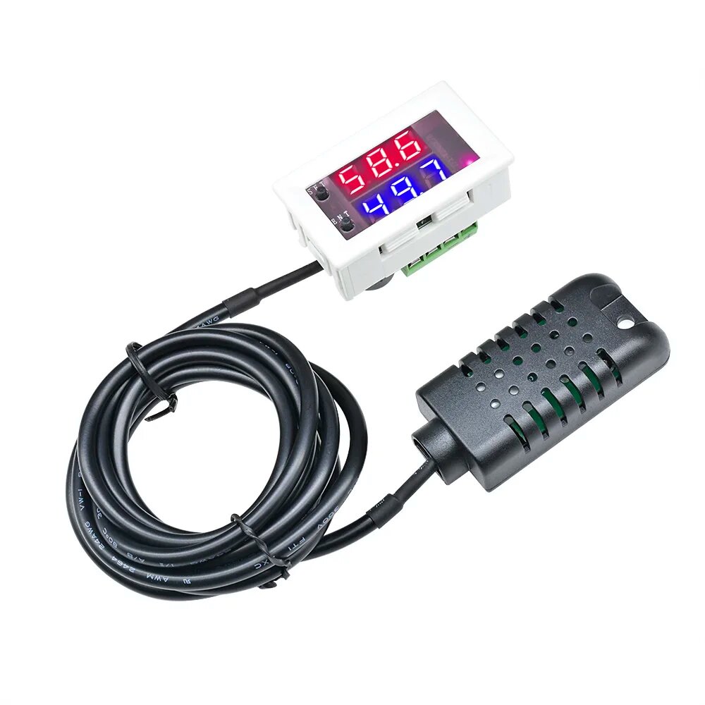 Цифровой гигрометр Gaqqee ZFX-W2062C DC 12V Red Blue