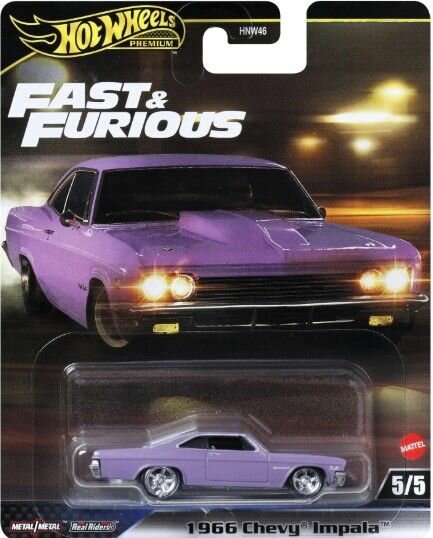 Машинка Mattel Hot Wheels 2025 HNW46 1966 Chevy Impala Chevrolet Impala модель