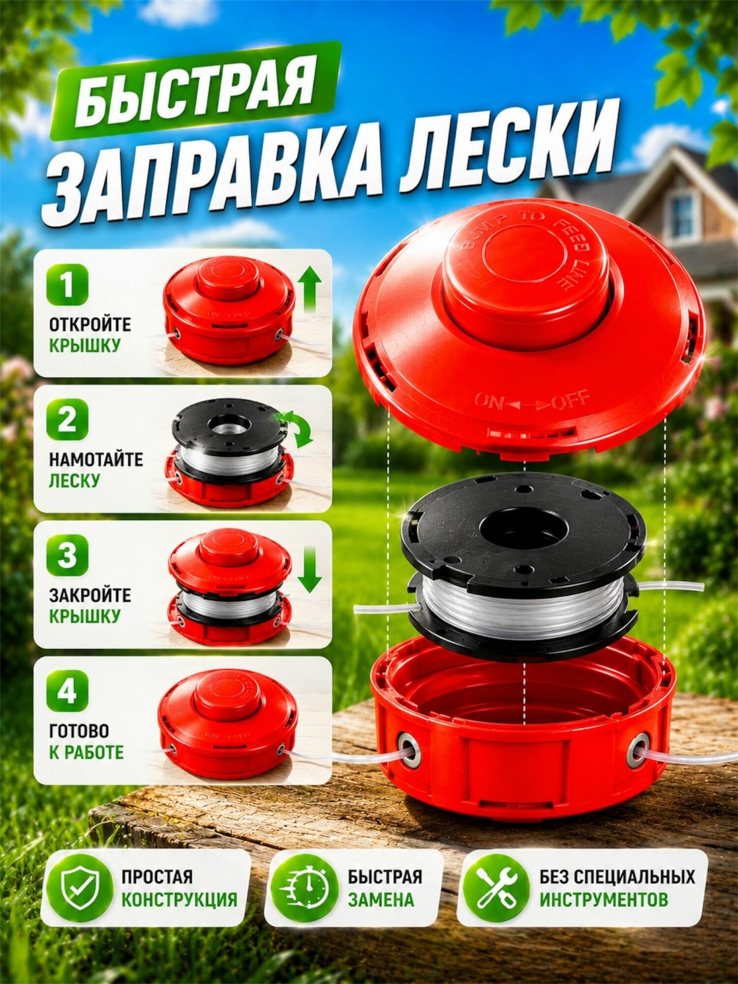 Катушка для триммера — фото 1