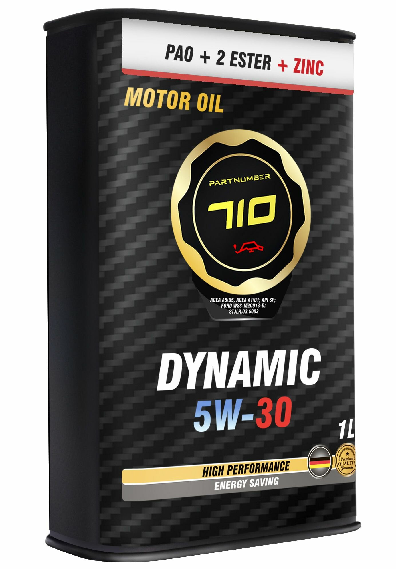 PARTNUMBER 710 DYNAMIC 5W-30 Масло моторное, Синтетическое, 1 л