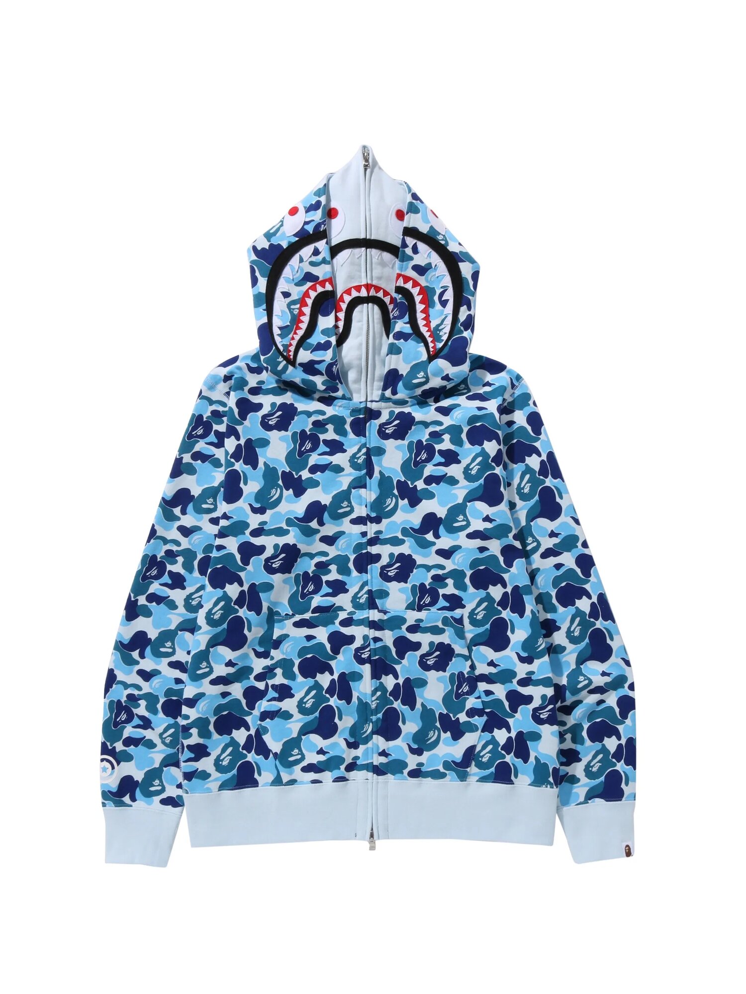 Худи Full-zip camouflage-print hoodie