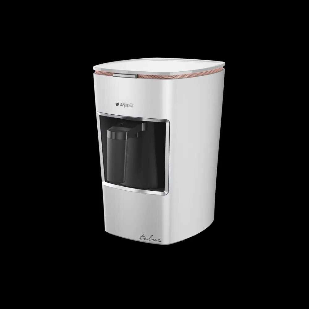 Arçelik Турка электрическая K 3300 Mini Telve Beyaz Türk Kahve Makinesi, белый