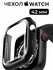 Чехол для смарт-часов Apple Watch 42 мм, черный матовый, пластик, стекло, против...