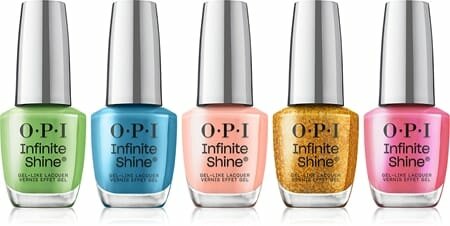Набор средств для маникюра OPI Infinite Shine Set, 5 шт, разноцветный