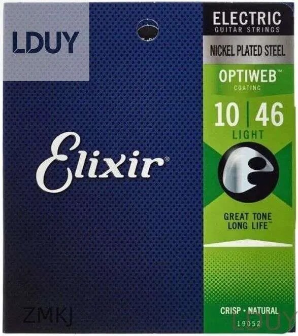 Струны 19052 для электрогитары Elixir 10-46 Optiweb