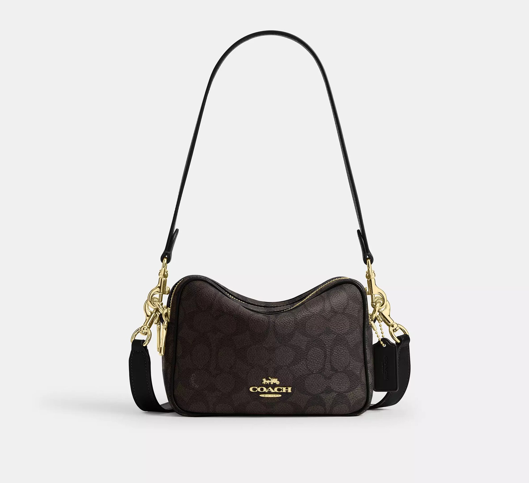 Сумка кросс-боди Mini Carey Crossbody Bag In Signature Canvas