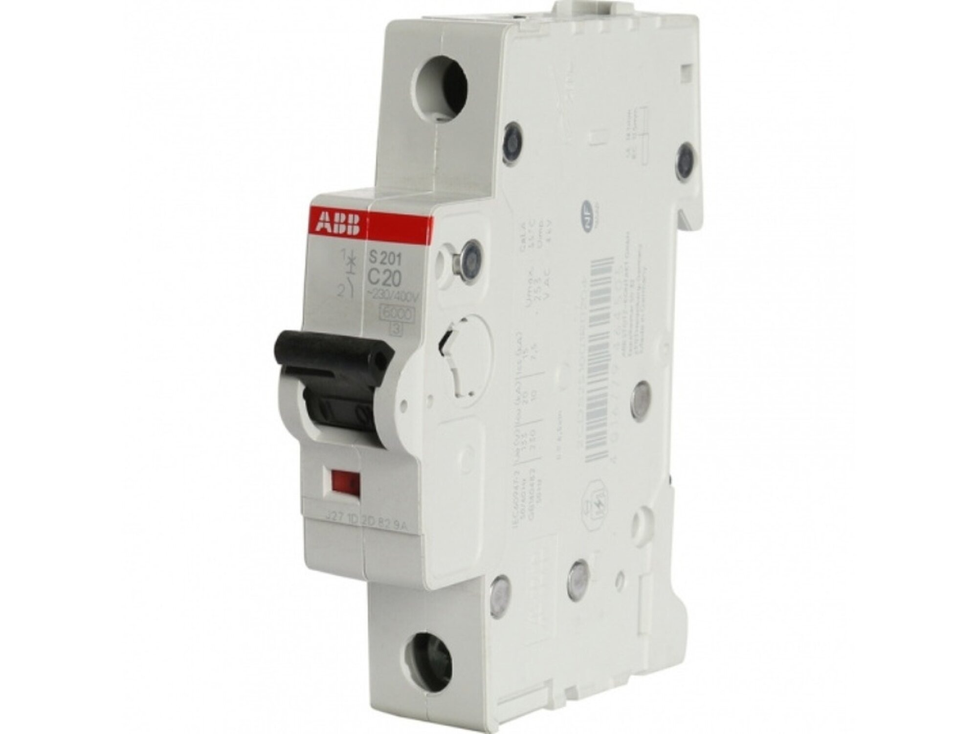 Автоматический выключатель ABB 20A S201 (1п 2CDS251001R0204)
