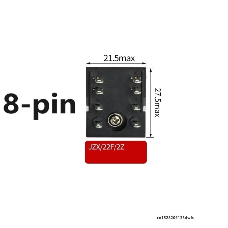 Реле CHNT JZX-22F(D)/2Z 3Z 4Z JQX-13F(D) /2Z 5A 8-PIN , with base, AC 24V