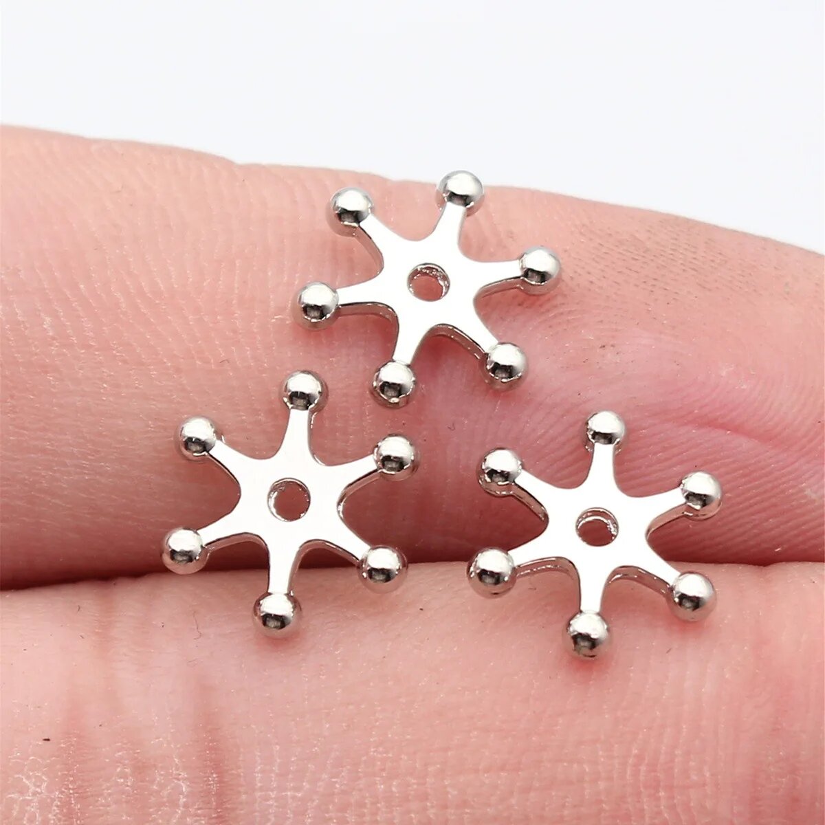 Разделители для бижутерии, 3 шт, Rhodium Color