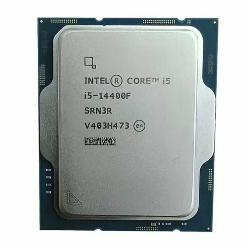 Процессор Intel i5 14400F без встроенной графики, подходит для материнских плат B760M/Z790 и других десятиядерных плат.