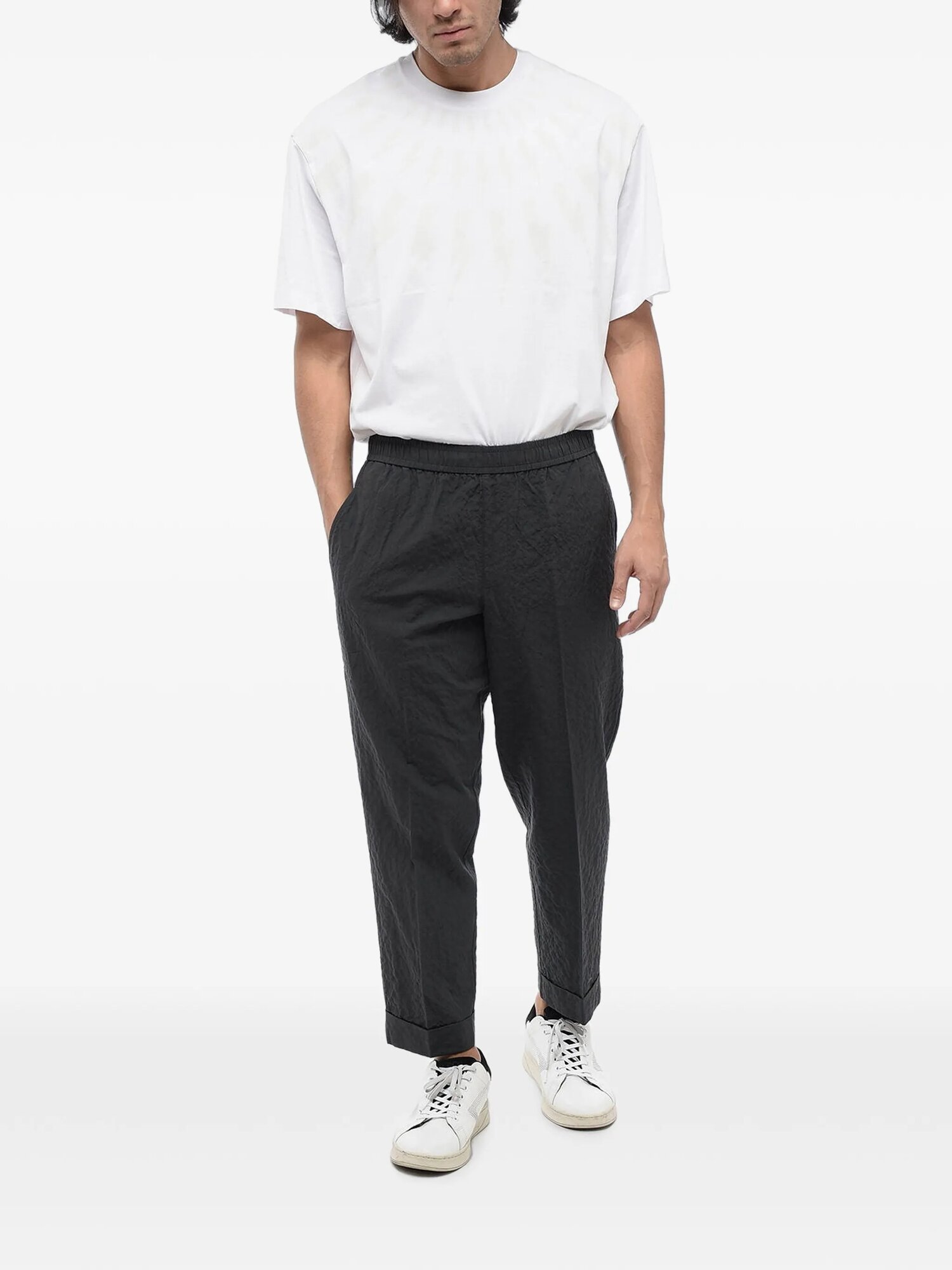 Брюки Neil Barrett Elasticated-waist pocket trousers, размер 56 — фото 1