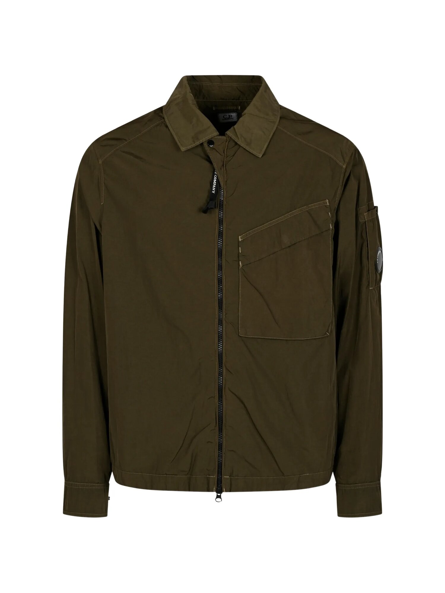 Куртка Lens-detail chest-pocket shirt jacket