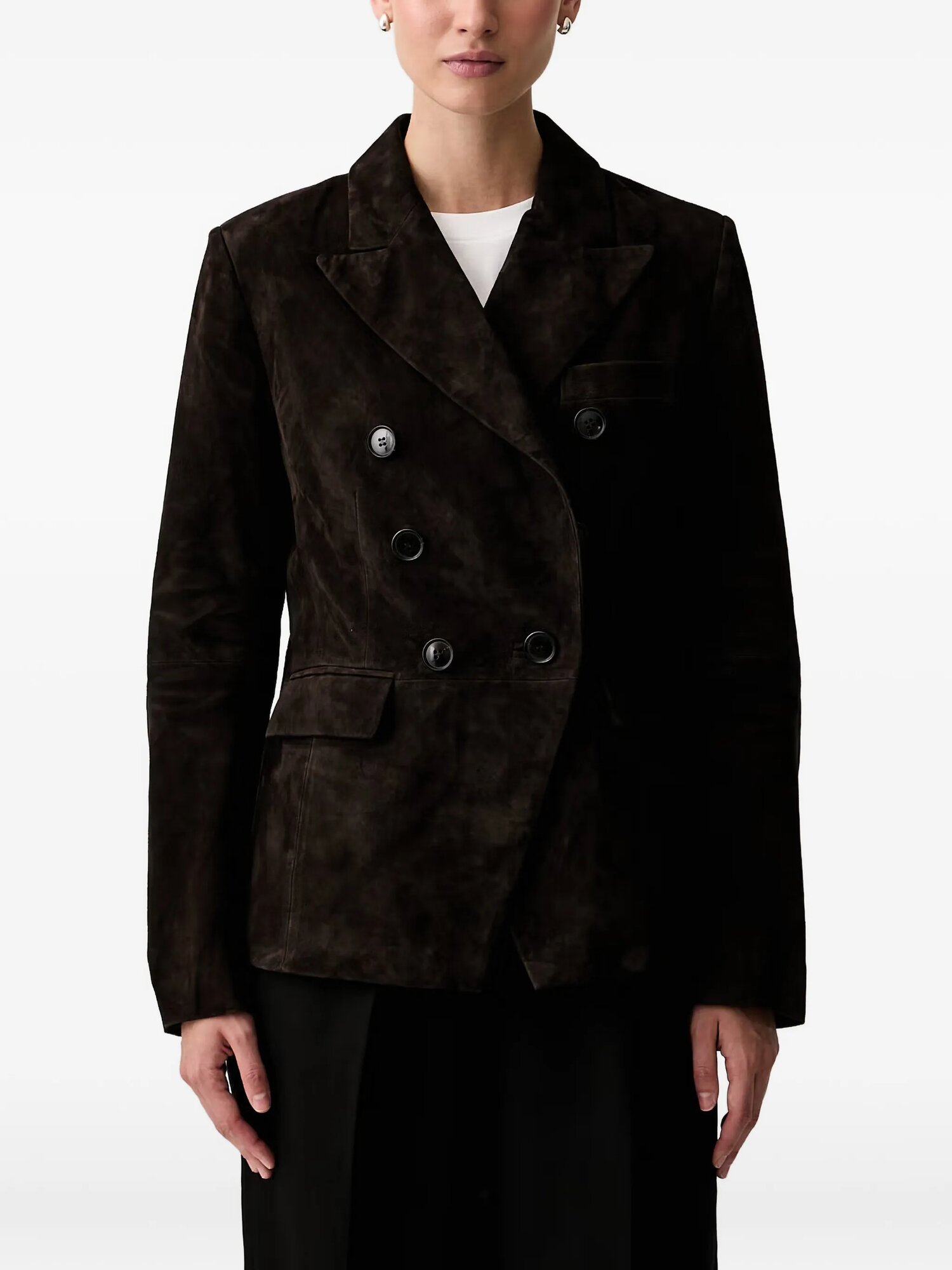 Куртка Double-breasted suede jacket