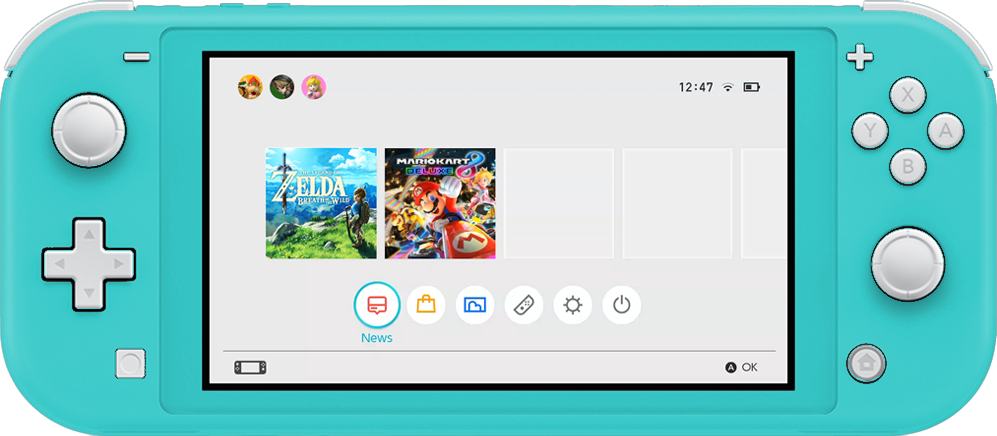 Nintendo Switch Lite, 32Gb, Turquoise — фото 1