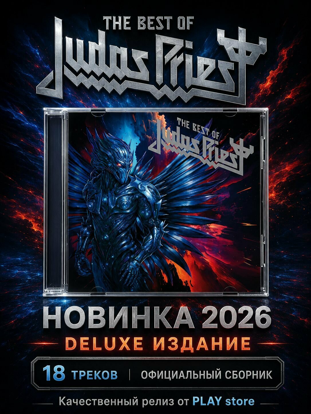 Judas Priest: "The Best of Judas Priest", новинка 2026, хэви-метал (CD диск)