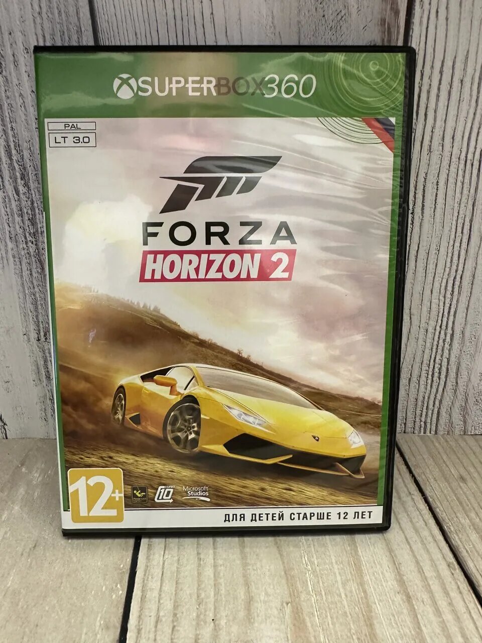 Диск с игрой Forza Horizon 2 для XBox 360 прошивка LT 3.0 (русские субтитры)