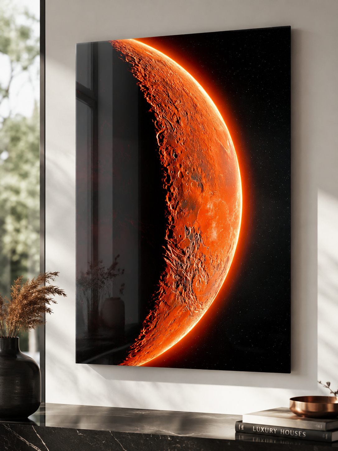 Картина Postermarket " Планета Марс " на стекле, 50 x 70 см.