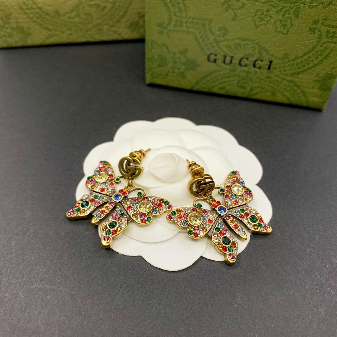Комплект серег GUCCI — фото 1