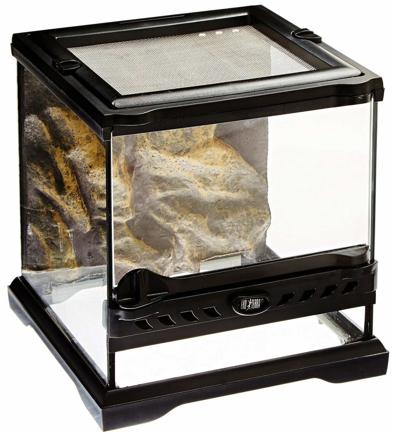 Террарриум Exo Terra 20x20x20см прозрачный/черный