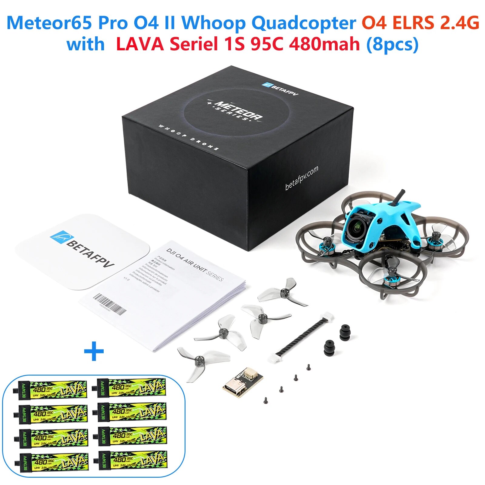 BETAFPV Meteor65 Pro II O4 квадрокоптер O4 ELRS 8B