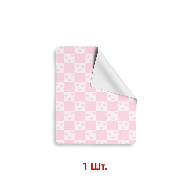 Салфетка из микрофибры для чистки линз, 15x18 см, с индивидуальным изображением (односторонняя)