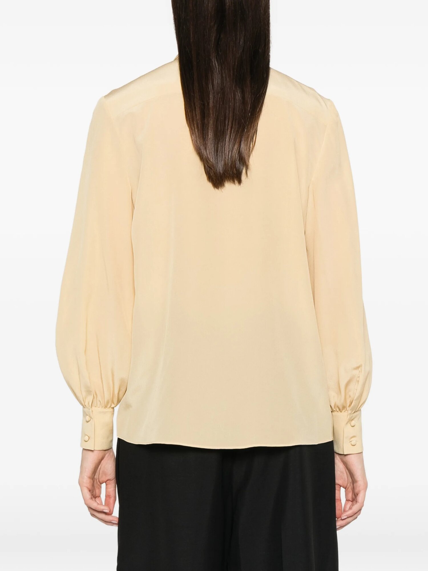 Рубашка Valentino Bow-detail buttoned shirt, размер 42 — фото 1