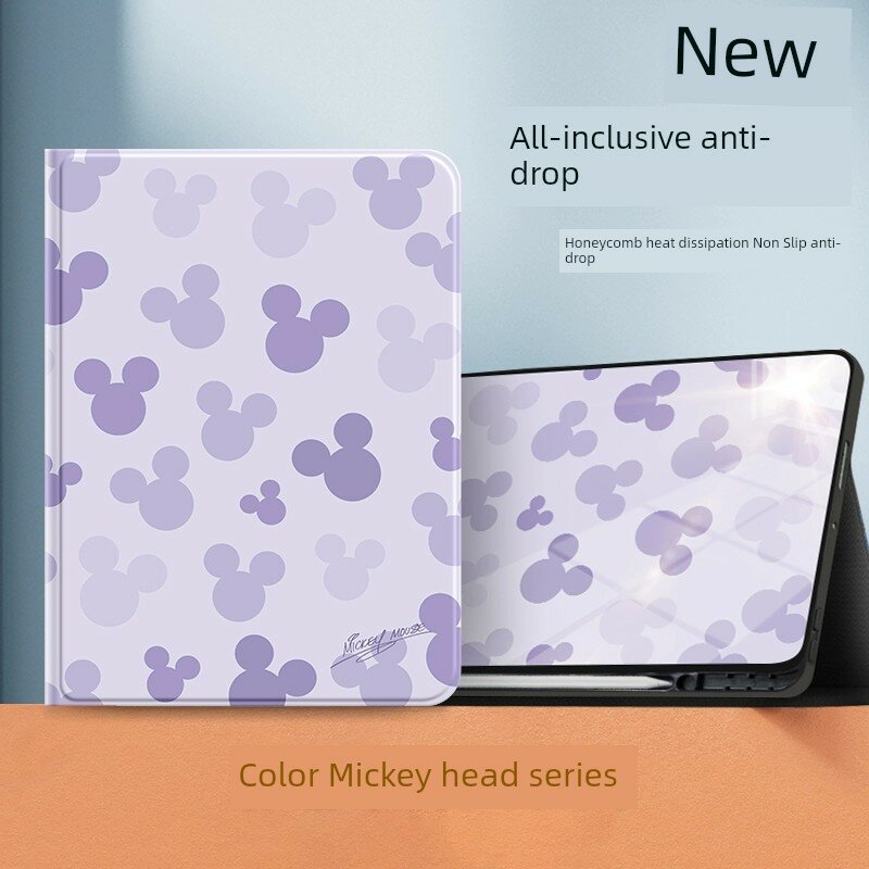 Huawei Matepad Air 11.5 дюйма Фиолетовый Сакура Цветной Микки Перо-слот чехол