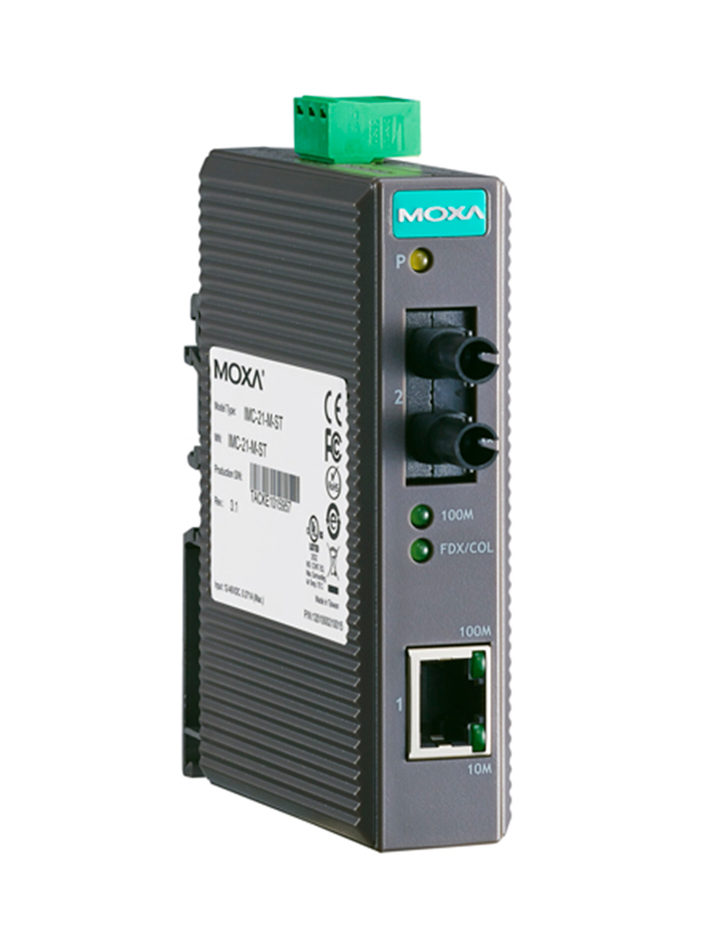 Медиаконвертер Moxa IMC-21-M-ST