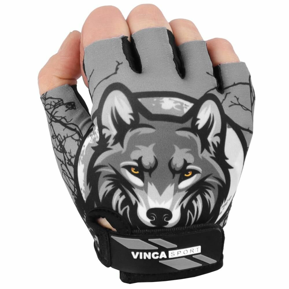 Перчатки велосипедные VG930 Wolf black (L)