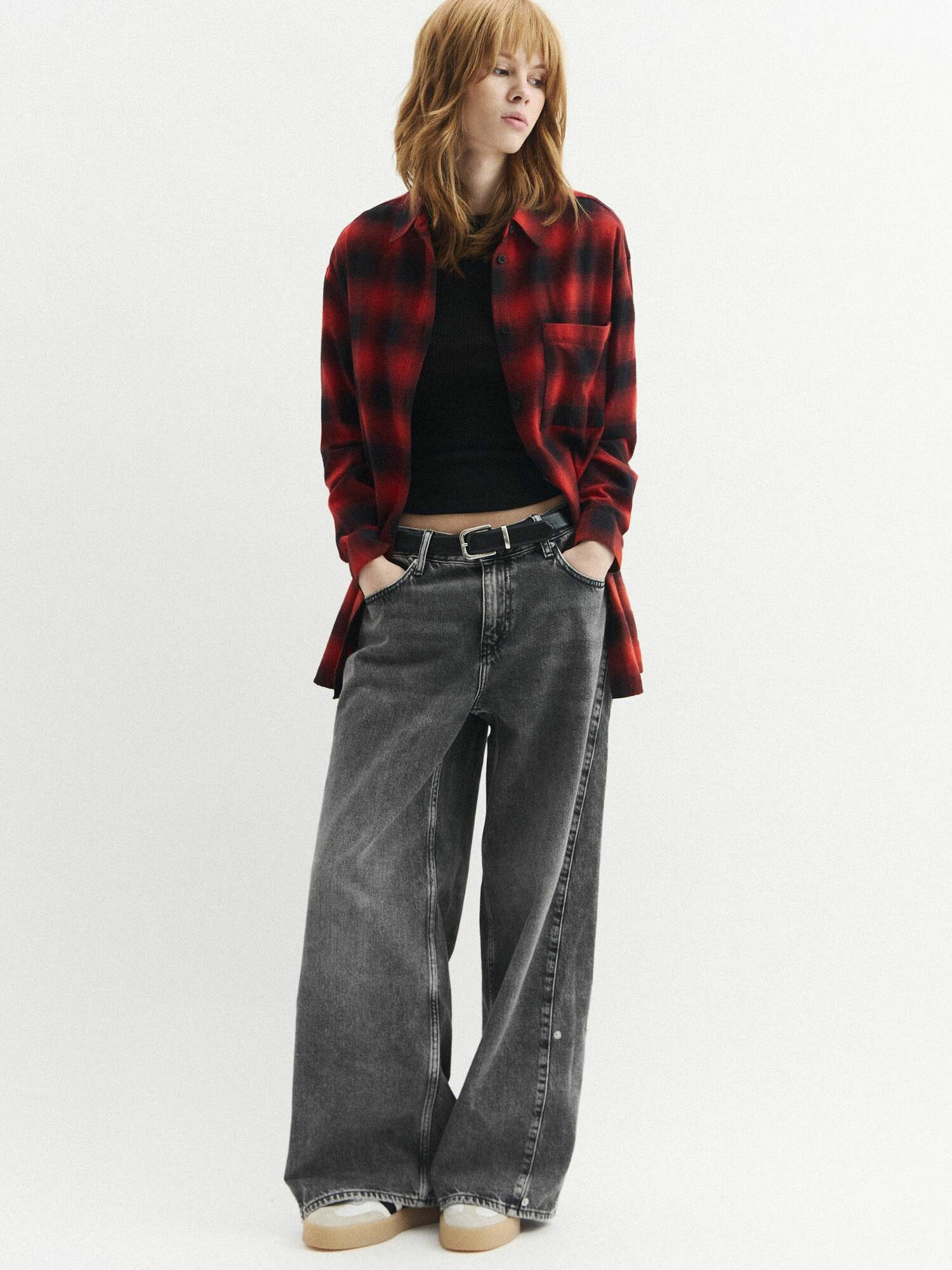 Блуза KARL LAGERFELD JEANS, размер L, красный — фото 1