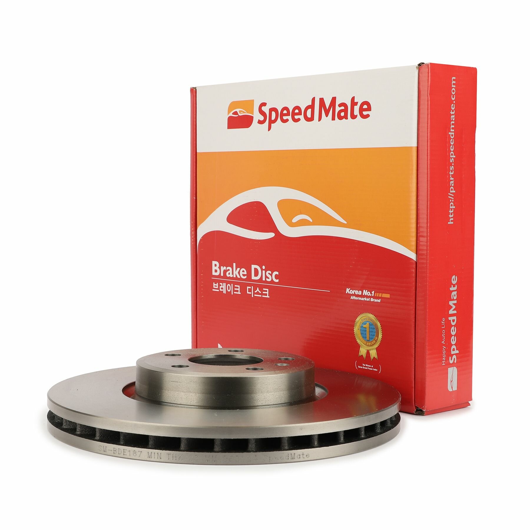 SPEEDMATE Диски тормозные AUDI A4, A5, A6, A7, Q5 SM-BDE187