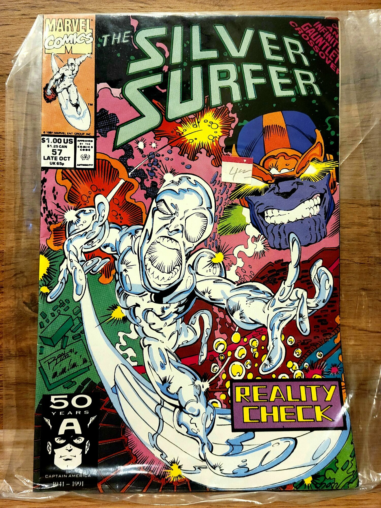 Ретро Комикс Silver Surfer #57. 1991 Год.