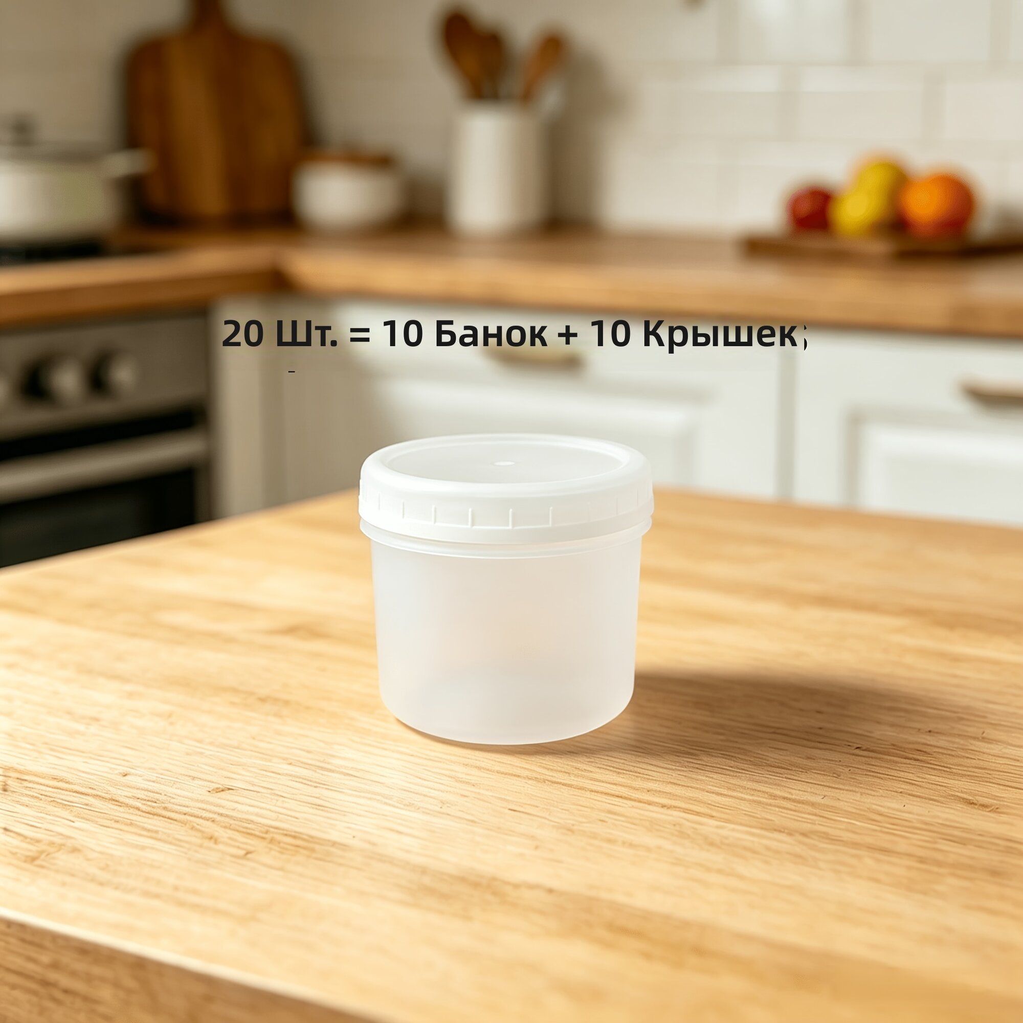 Многоразовые герметичные банки для мороженого с крышками, набор 10 банок + 10 крышек, объем 5,41 oz (160 мл), для хранения продуктов и приправ