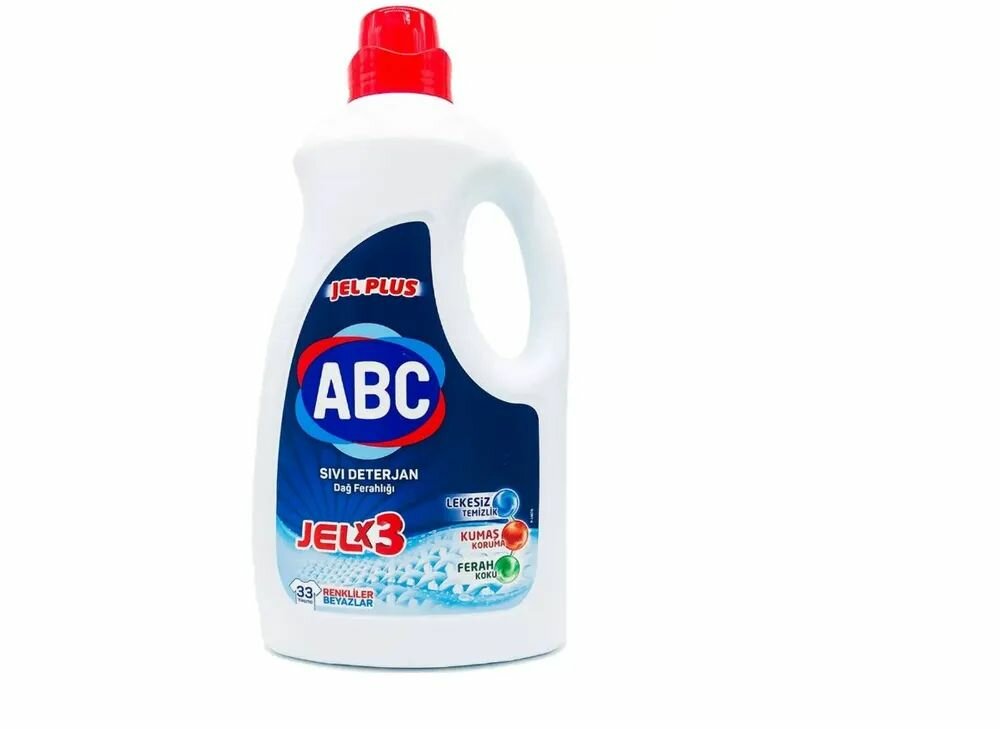 ABC Гель для стирки Gel Plus Альпийская Свежесть 1800 мл