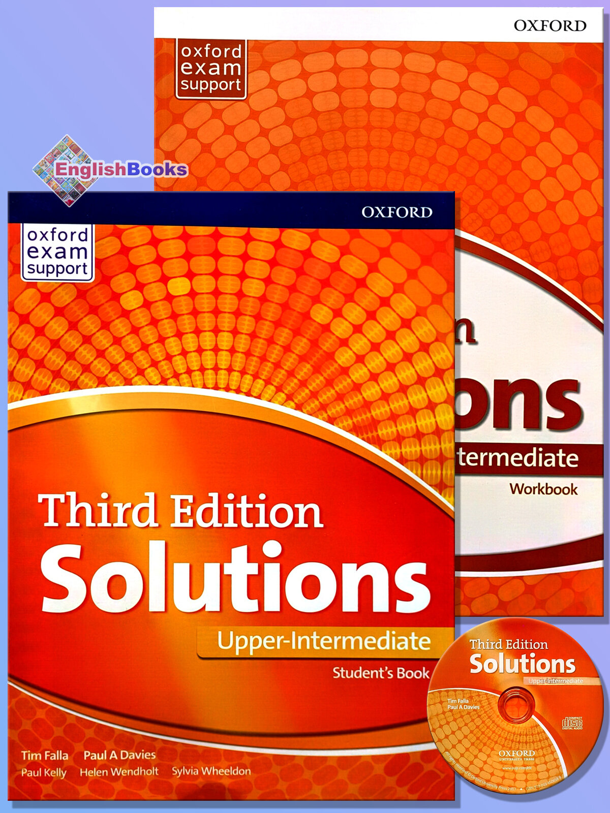 Solutions Upper-Intermediate Third Edition, комплект (учебник, раб. тетрадь, диск)